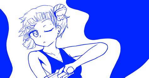 パズドラ 水着ハクちゃん じとのイラスト Pixiv