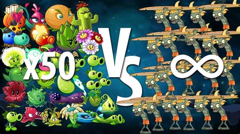 Pvz 2 Challenge All Plants Max Level Vs Unlimited Surfer Zombie Who