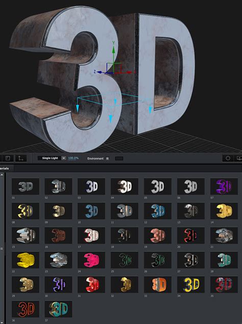 پروژه افترافکت متریال سه بعدی برای پلاگین Element 3d • مخزن ودره