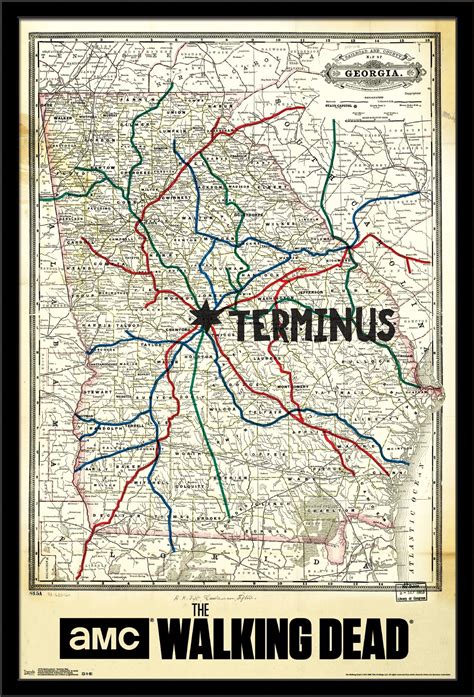 Walking Dead Terminus Map
