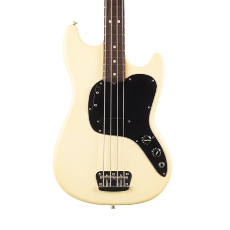 Vintage Fender Musicmaster Bass Olympic White 1978 Cream City Music