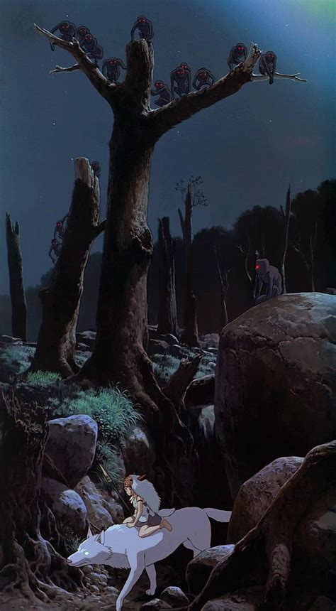 Iphone Princess Mononoke Phone Wallpaper Estrelaspessoais