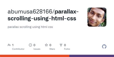 GitHub Abumusa Parallax Scrolling Using Html Css Parallax Scrolling Using Html Css