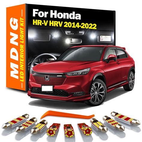 MDNG LED Kit De Luz Interior Para Honda Mapa C Pula Sol Viseira Luz HR