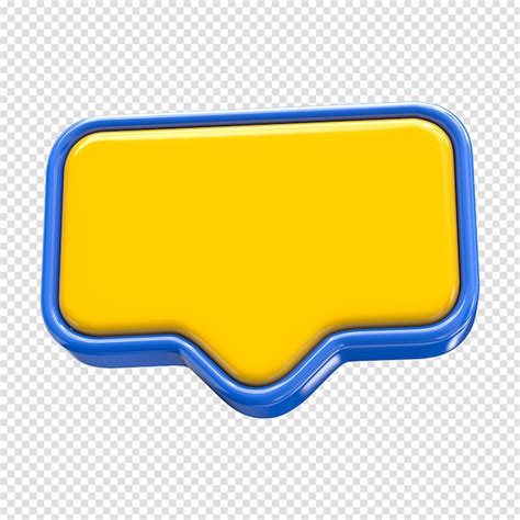 Premium Psd Heart Shape Social Media Notification Icon In Speech Bubbles