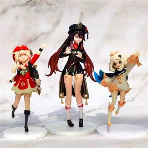 27cm Genshin Impact Ganyu Anime Figure Genshin Impact Klee Action