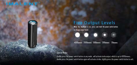 Imalent Ld70 Edc Powerful Flashlight Cree Xhp Led 4000 Torch