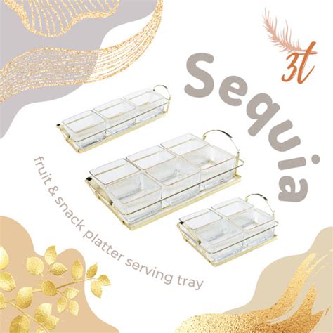 Jual Sequia Fruit And Snack Platter Serving Tray Tempat Saji Jakarta