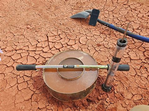 Double Ring Infiltrometer Testing Gove