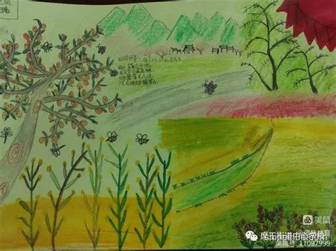范成大《四时田园杂兴》小学诗配画作品 古诗配画网