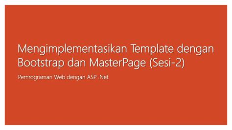 6 Masterpage ASP Net YouTube
