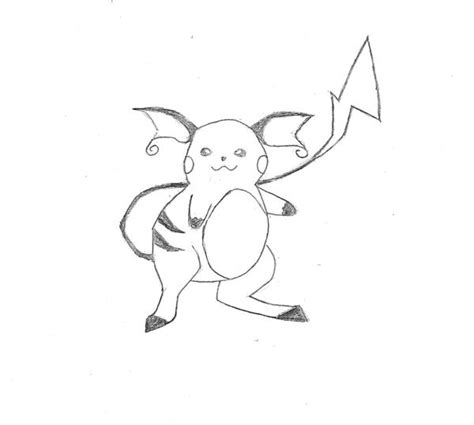 Raichu Sketch By Ratobayer On Deviantart