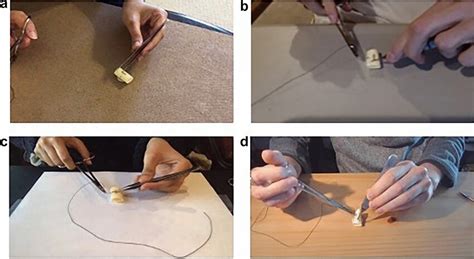 Examples Of Instrument Holding Errors A Correct Forceps Hold B Download Scientific Diagram