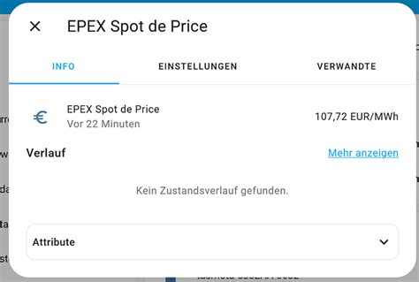 No Timeline For Epex Spot Data Home Assistant Community