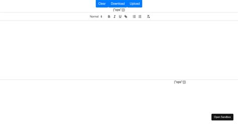 quilljs examples codesandbox
