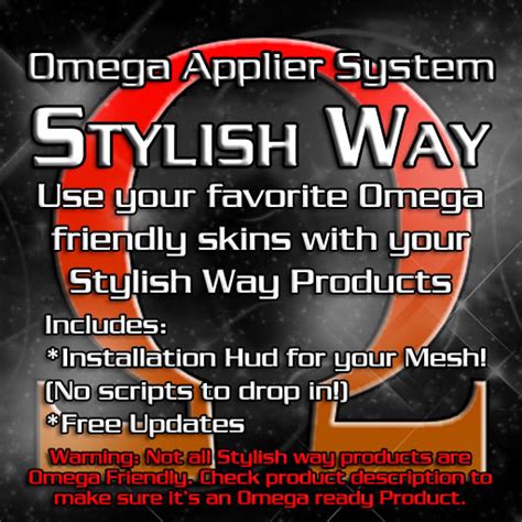 Second Life Marketplace Omega System Kit Stylish Way