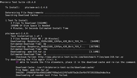 Phoronix Test Suite · Issue 544 · Phoronix Test Suitephoronix Test