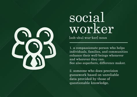 Social Worker Definition Poster By Pixeldesign Displate