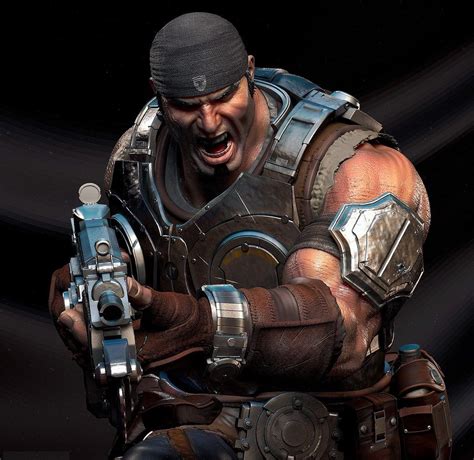 Marcus Fenix Gears Of War Archivo Stl Para Impresion 3d Electrogeek