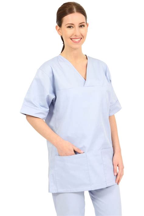 Behrens Unisex Plain Smart Scrub Top Nstp