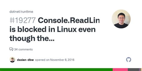 Consolereadline Is Blocked In Linux Even Though The Standardinput Of The Process Has Been