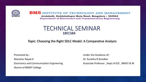 Pdf Choosing The Right Sdlc Model A Comparative Analysis
