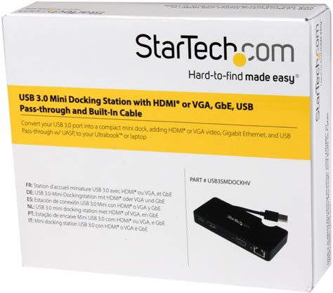 Comprar Adaptador Usb Tipo A Hdmivgarj45usb Usb3smdockhv