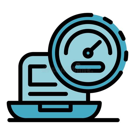 Big Data Technology Icon Vector Flat Stock Vector Illustration Of