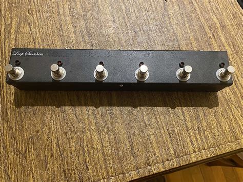 Loop Switchers 6 Button Loop Switcher Pedal Black Reverb