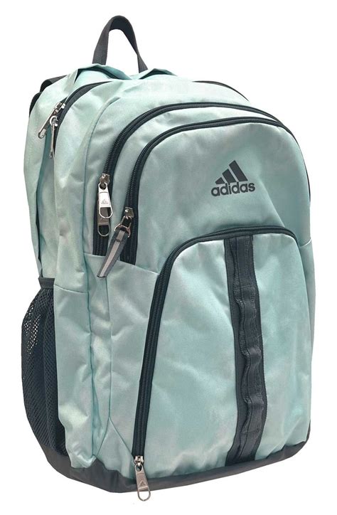 Adidas Prime 6 5 Pocket Laptop Backpack Jersey Stone Wash Almost Blue