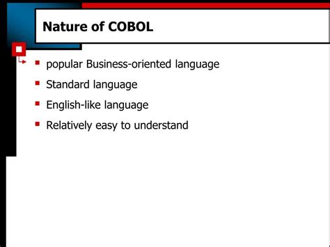 PPT COBOL COMMON BUSINESS ORIENTED LANGUAGE PowerPoint Presentation ID