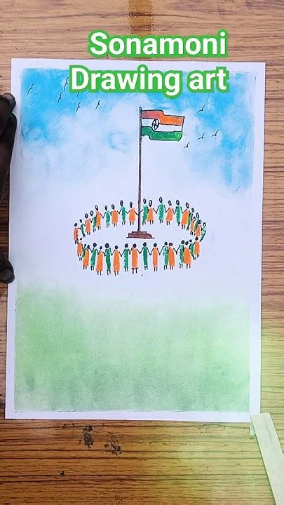 Happy Republic Day Drawing Shorts Republicday 26january Youtube