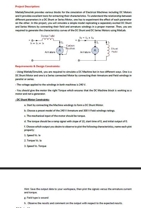 Project Description Matlabsimulink Provides Various