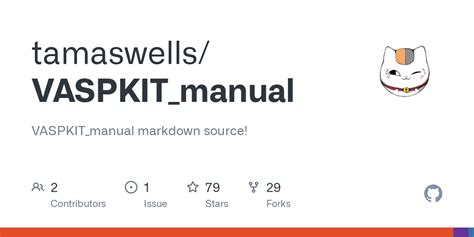 Vaspkit Manual Manual Vaspkitvasp Md At Master Tamaswells