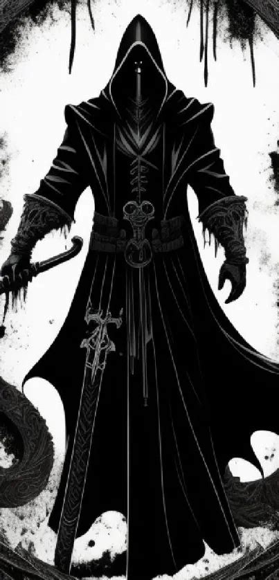 Dark Cloaked Warrior Wallpaper Free Download