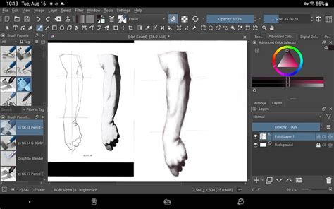 Sk Sketching In Krita V1 Brushes And Bundles Krita Artists