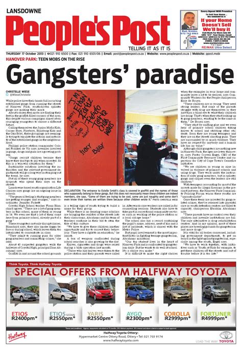 Peoples Post Lansdowne 17 Oct 2013 By Peoples Post Issuu