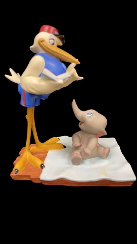 Lot Wdcc Dumbo Mr Stork And Dumbo Bundle Of Joy With