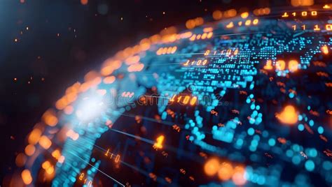 Globe Digital Network Connection Background Stock Illustrations