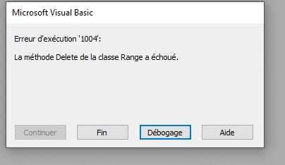 Impossible De Supprimer Une Ligne Par Formulaire