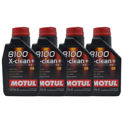 Motul 8100 X Clean 5w 30 4x1 Liter R38077579