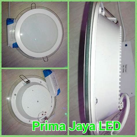 Led Downlight Bulat Kaca Watt