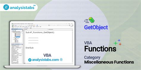 Vba Getobject Function Explained With Examples