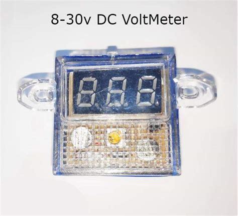 Dc Voltmeter Range 8 30v Led Digital Voltage Panel Meter Shopikbuzz