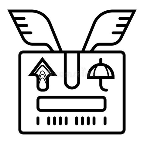 Icono r pido de la entrega ilustración del vector Ilustración de