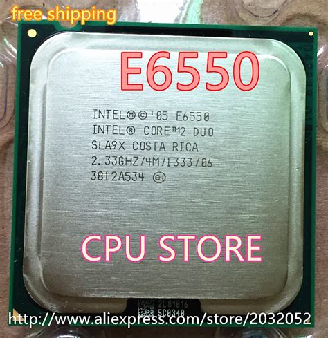 Original Lntel E Desktop Core Duo Cpu E GHz MB MHz Processor LGA Working