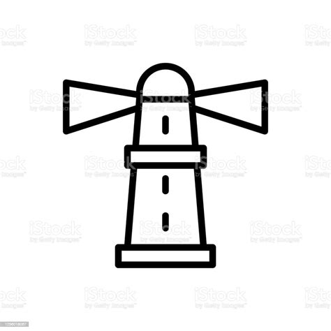 燈塔 建築圖示簡單的行 概述空間元素的度假圖示為 Ui 和 Ux 網站或移動應用程式向量圖形及更多公寓圖片 公寓 名勝古蹟 商務