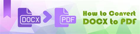 DOCX To PDF How To Convert DOCX To PDF Proven Methods