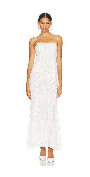 Loba Caesarea Embroidered Maxi Dress