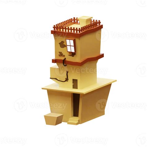 house modeling lowpoly 21818579 png